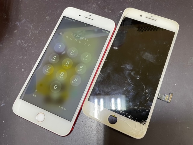 【割れた所が広がって・・】高石市綾園より画面修理でご来店です【iPhone7Plus】 | iPhone・iPad・android修理のCareMobileおおとりウイングス店 | データその ...